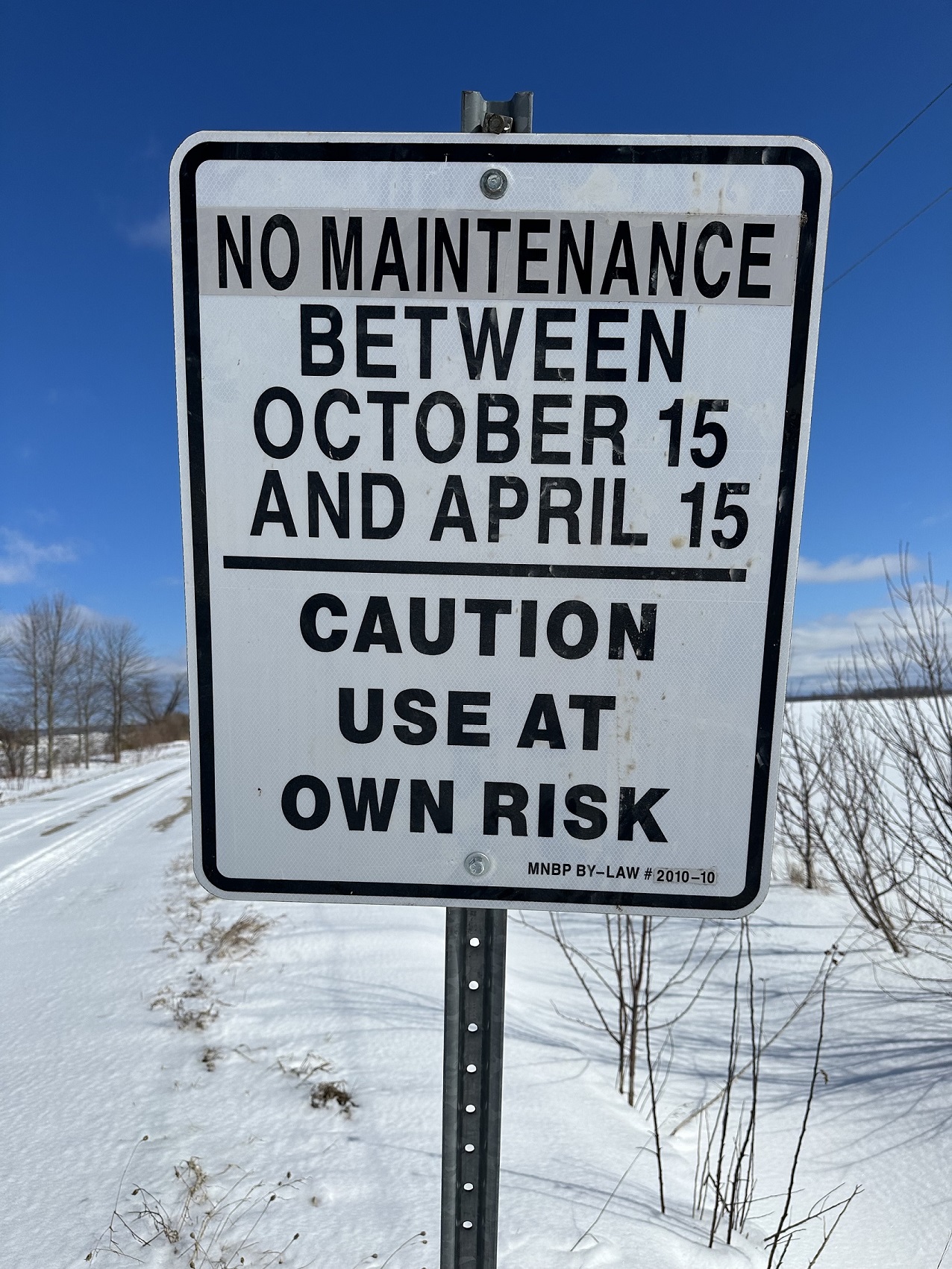 Winter Maintenance | Municipality of Northern Bruce Peninsula