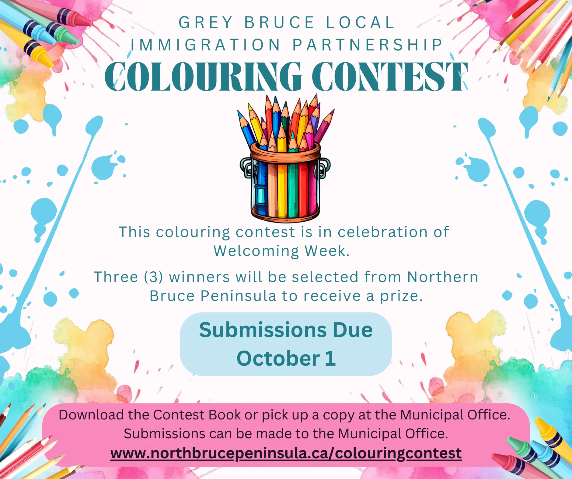 Welcoming Week - Colouring Contest | Municipality of Northern Bruce ...