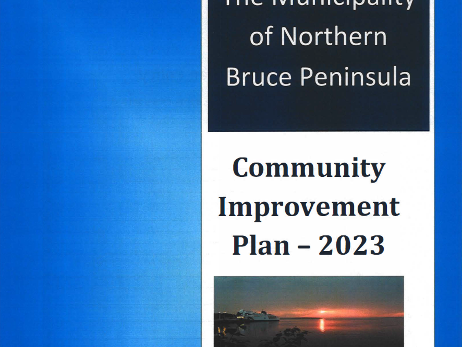 Community Strategies & Plans | Municipality of Northern Bruce Peninsula