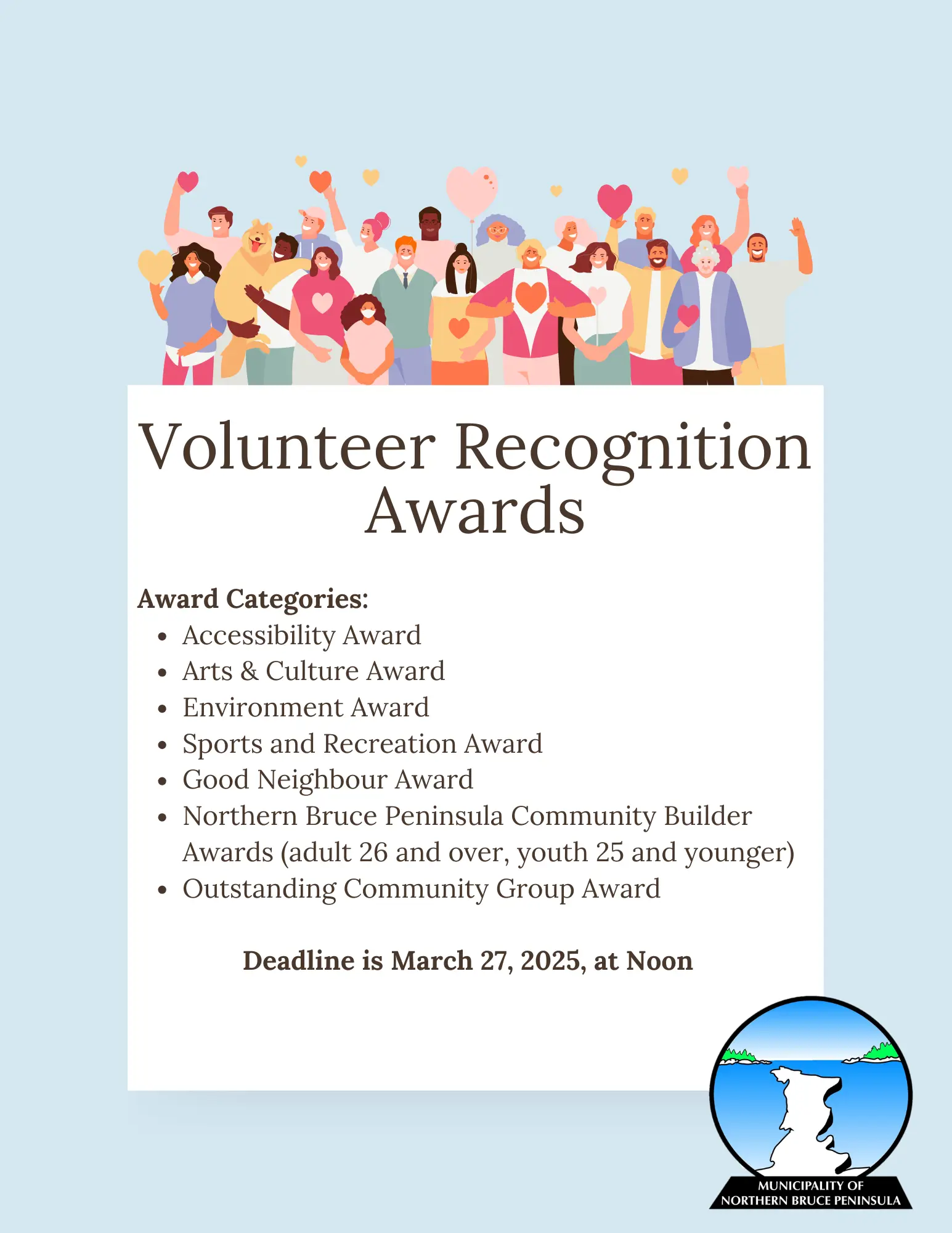 2025 Volunteer Recognition Awards | Municipality of Northern Bruce ...