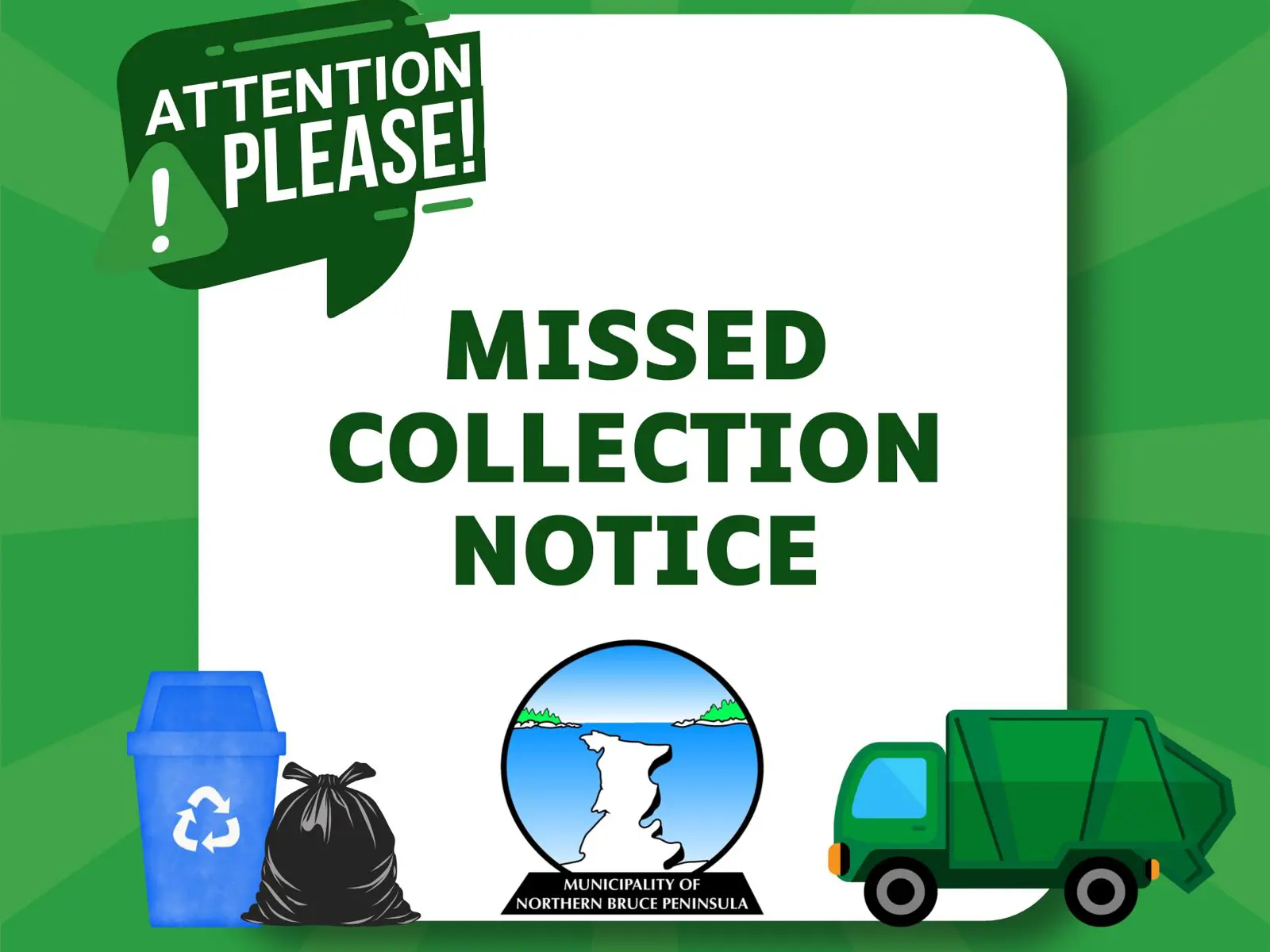 Missed Waste Collection Update - January 5, 2026 | Municipality of ...